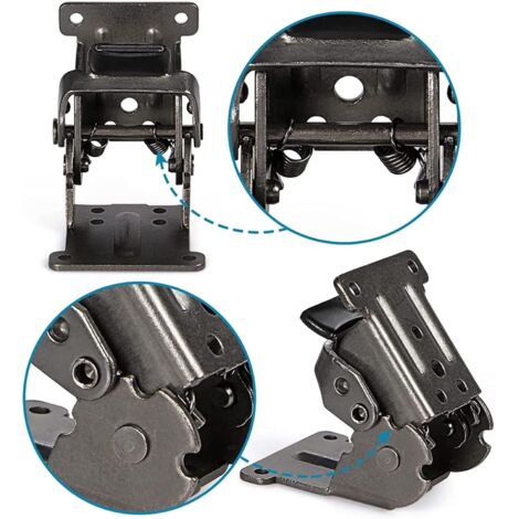 0-90-180 Degree Self-Locking Folding Hinge Drop Leaf Table Extension ...