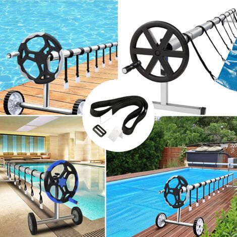 Fixing straps, solar cover roller accessories sunshade wheel set pool ...