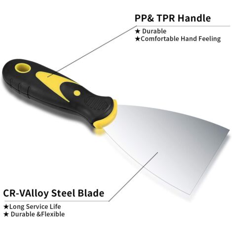 Putty Knife, Stainless Steel Spatulas, DIY Spatula, Putty Spatula ...