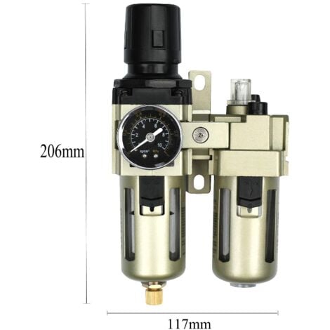 Water Separator Pressure Reducer Compressed Air Regulator for ...