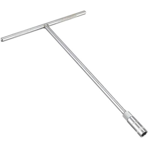 1 x SENRISE 13mm Long Socket Wrench T-Shaped Hexagon, Silver