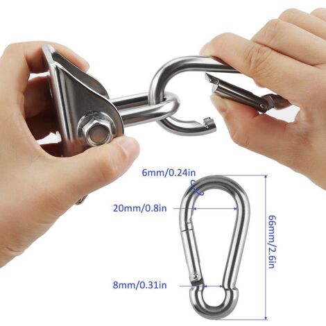 SUS304 Stainless Steel Heavy Duty Ceiling Hook - 4 Screws Fixing for ...