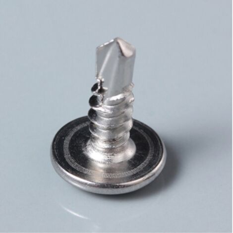C44742 - Pack of 100 - Self-drilling sheet metal screws - Large domed ...