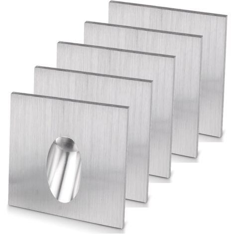 Pack of 5 Square Recessed LED Spotlights for Staircase Porch Path 1W AC ...