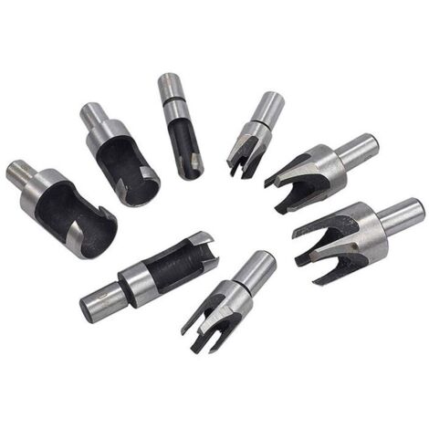 8Pcs High Carbon Steel Woodworking Drill Bit Set Wood Cutting Tool Wood ...