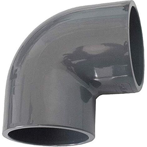 PVC Angle Elbow PVC Fitting 90° 50mm - Pipe Accessory,DN40(2 pcs)