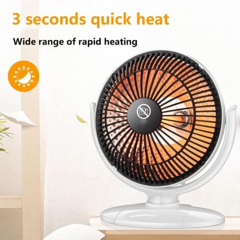 Portable Space Heater, 200W Mini Portable Infrared Quartz Tube Electric ...