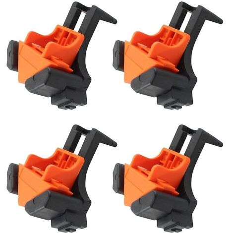 Set of 4 90 Degree Angle Clamps, Right Angle Adjustable Spring Loaded ...
