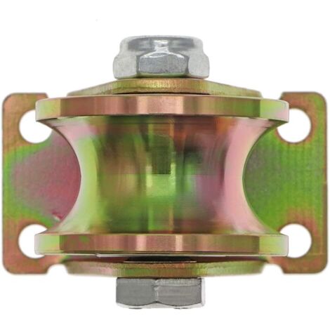 4 Pcs Sliding Gate Wheels 50mm, Steel Wheels with U-Groove, U-Groove ...