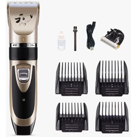 Professional Dog Clippers Long Thick Hair Animal Quiet Rechargeable ...