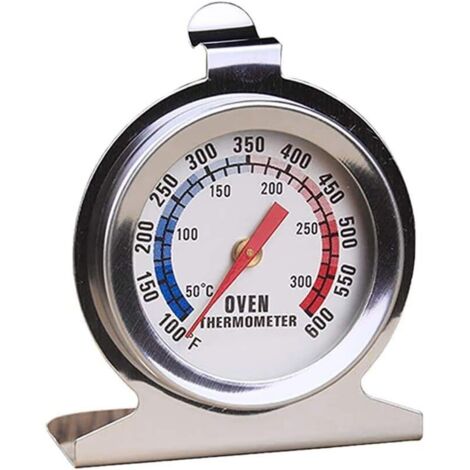 Oven Thermometer, 300℃/600℉ Food Cooking Thermometer, Stainless Steel ...