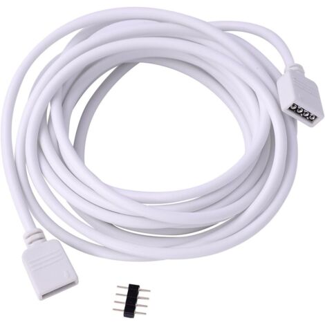 RGB Light Bar Extension Cable LED Light Bar Connection Terminal Cable (5M)