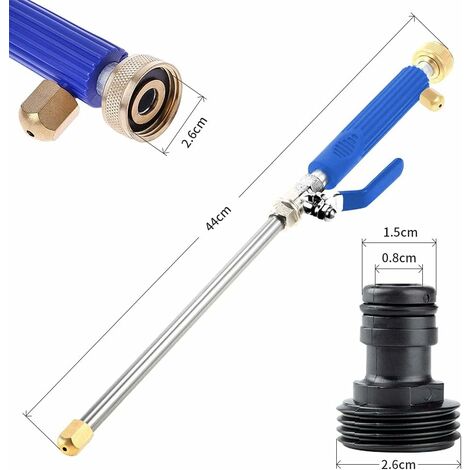 Hydro Jet Power Washer High Pressure Water Gun High Pressure Water Gun With Nozzle High Pressure Water Lance For Garden Hose High Pressure Water