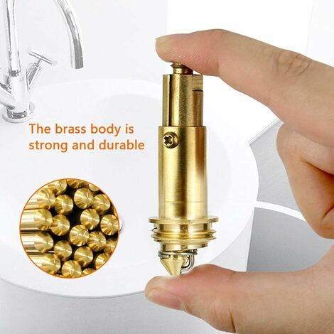 6 Pieces Drain Plug Bouncing Core - Pop-Up Basin Brass Spring Bolt ...