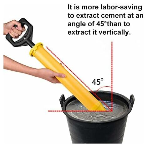 Cement Grout Gun Grout Gun for Mortar - Manual Mortar Pump with 4 ...