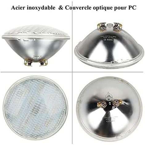 35W White PAR56 LED Pool Light, IP68 Waterproof LED Underwater Light ...