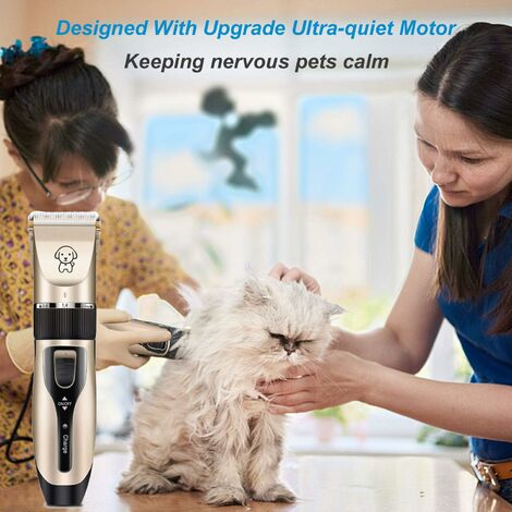 Silent Dog Clipper, Cat Clipper, Long Thick Hair Dog Clipper, Pet Hair ...
