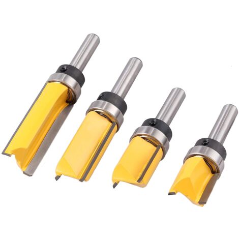 4 Pcs 8mm Wood Router Cutter Copy Shank Flush Cutter Copy Router Router ...