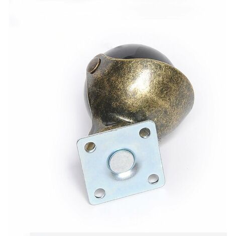 Set of 4 Ball Casters, 360 Degree Swivel Casters, Capped Wheel, Vintage ...