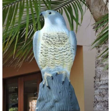 garden mile Large Realistic Falcon Decoy Bird Deterrant Lifelike Full ...