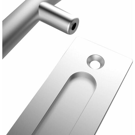 Wooden Sliding Door Handle - Double Sided - 30cm（silver，30cm）