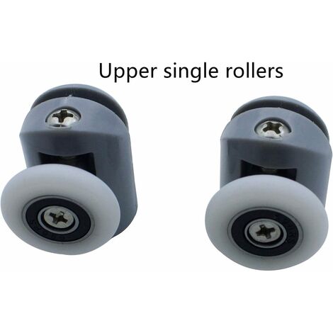 4pcs Shower Door Rollers, Shower Glass Rollers Shower Single Wheel ...