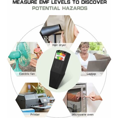 Portable LED EMF Electromagnetic Field Ghost Hunting Detector ...