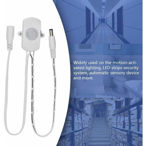 5A DC 5-24V IR Sensor Light Switch, Human Infrared Sensor Switch with 2 ...