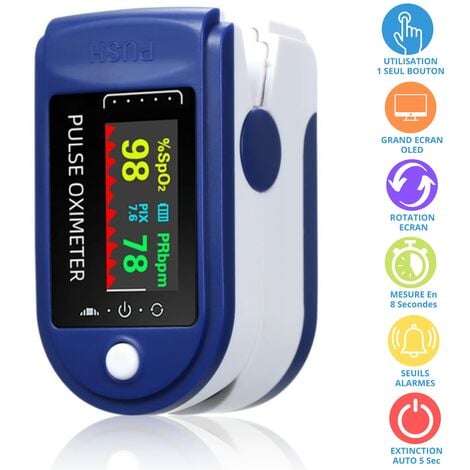 Fingertip Pulse Oximeter OLED Display Professional Finger Pulse ...