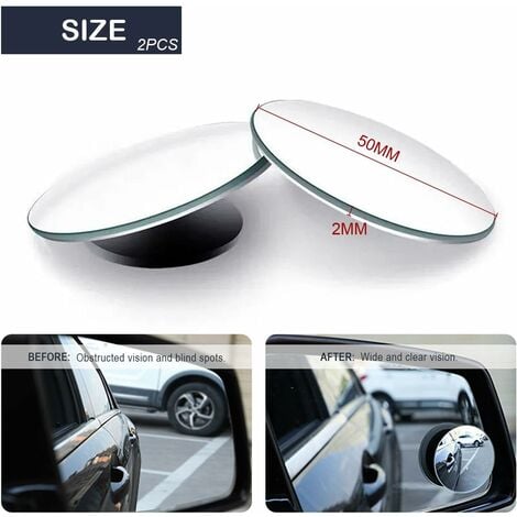Blind Spot Mirrors, Round Shape Wide Angle Car Wing Mirror 360 ...