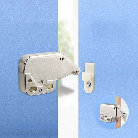 （4 Pack ）Automatic Spring Snap System Push-in Touch Lock Mini Tip Latch ...