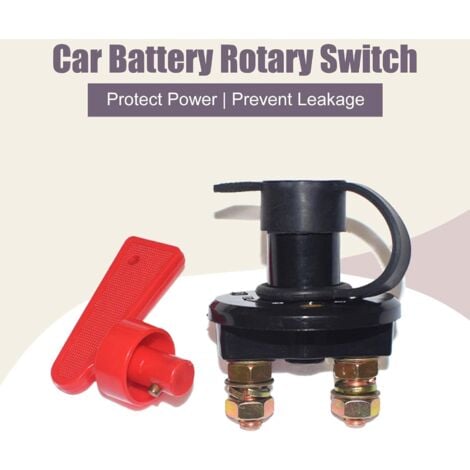 12V Main Battery Disconnect Battery Switch Isolator with Keys 300A ...