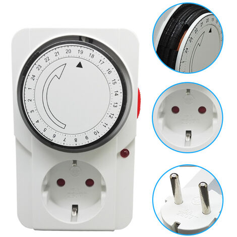 Mechanical daily programmer inter.LED 3000 W. Mechanical daily ...