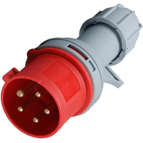 CEE plug with phase inverter, 32 A, 400 V power plug
