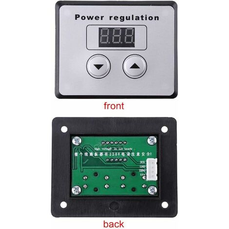 Speed Controller 10000W AC 220V 80A SCR Digital Voltage Regulator Speed ...