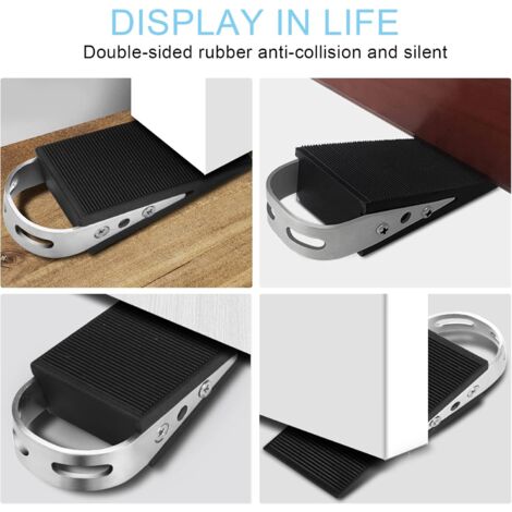 Door Wedge, Pack 2 Rubber Door Wedge Leveling Door Stopper, for Tiles ...