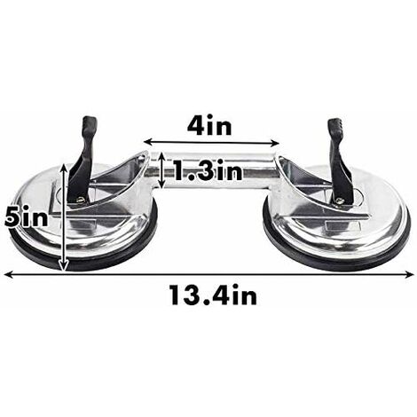 Suction Cups Lifter,Heavy Duty Aluminum Vacuum Grips Plate Suction Cup ...