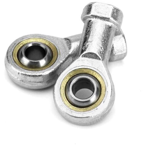 2 Pieces 8mm Rod End Bearing M8 x 1.25, Female Thread Self-Lubricating