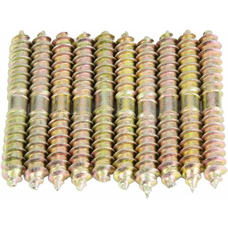 10pcs Self Tapping Threaded Stud Double Threaded Bolts Wood Bolts ...