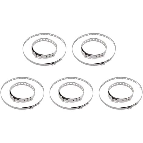 10PCS CV Joint Clamp Universal Joint Shaft Clamp Adjustable Stainless Steel