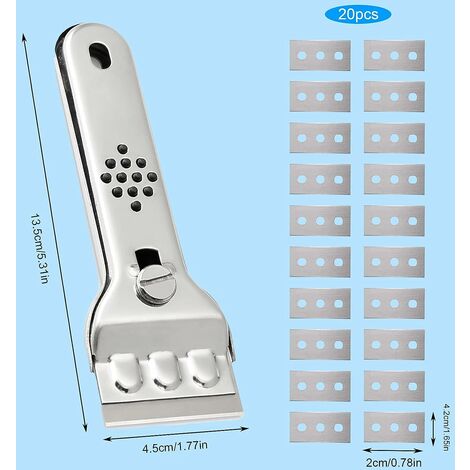 Glass Ceramic Hob Scraper Stainless Steel Glass Scraper Induction Hob ...