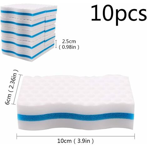 Pack of 10 premium extra thick melamine magic sponges for cleaning ...