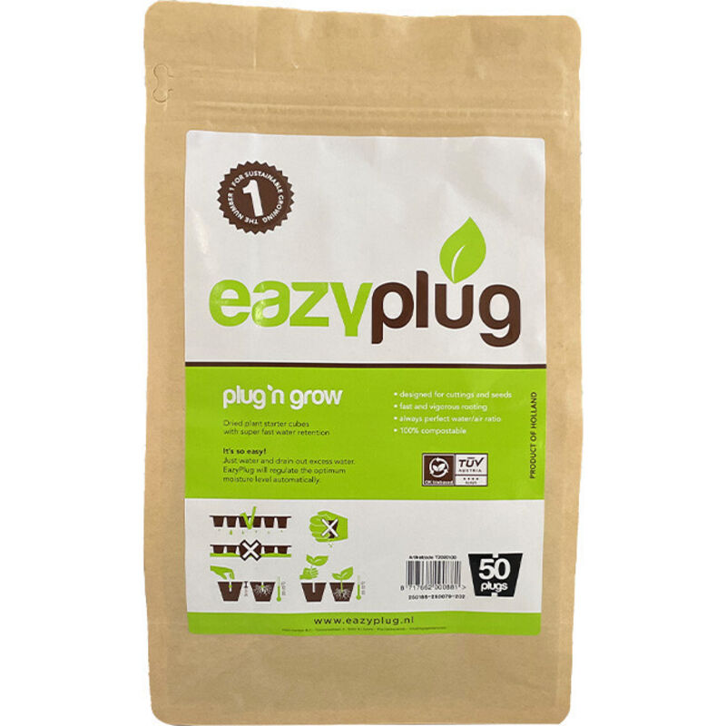 Sachet de 50 Eazy Cubes - Support de culture 3,5 x 3,5 cm - Eazy Plug