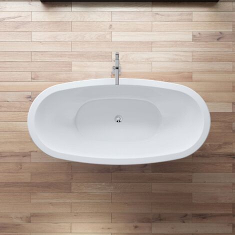 Baignoire Ilot Zegg 175 blanche xxcm, by SPALINA