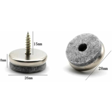 32Pcs Patin De Chaise, 28mm Diameter Patin Chaise. Patin Meuble Ave ...