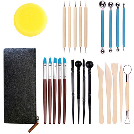 25 Pcs Outil Modelage Clay Sculpting Tools Outil Modelage Argile Outil ...