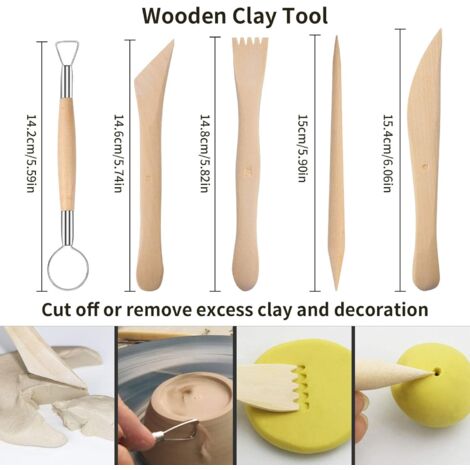 25 Pcs Outil Modelage Clay Sculpting Tools Outil Modelage Argile Outil ...