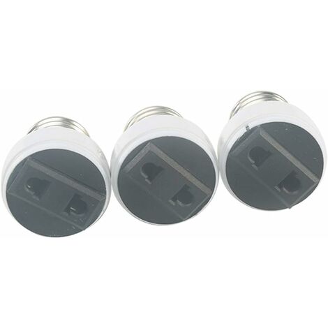 Douille d'ampoule E27 E27, adaptateur de douille E27, accessoire pour douille de lampe, ABS ...