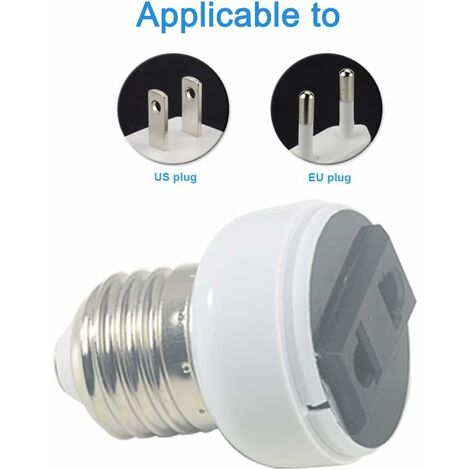 Douille d'ampoule E27 E27, adaptateur de douille E27, accessoire pour douille de lampe, ABS ...
