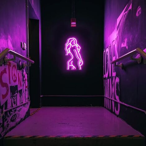 Lady Neon Sign